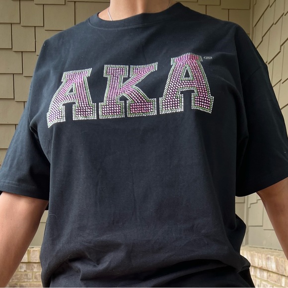 Alpha Kappa Alpha | Tops | Alpha Kappa Alpha Aka Rhinestone Bling Block ...